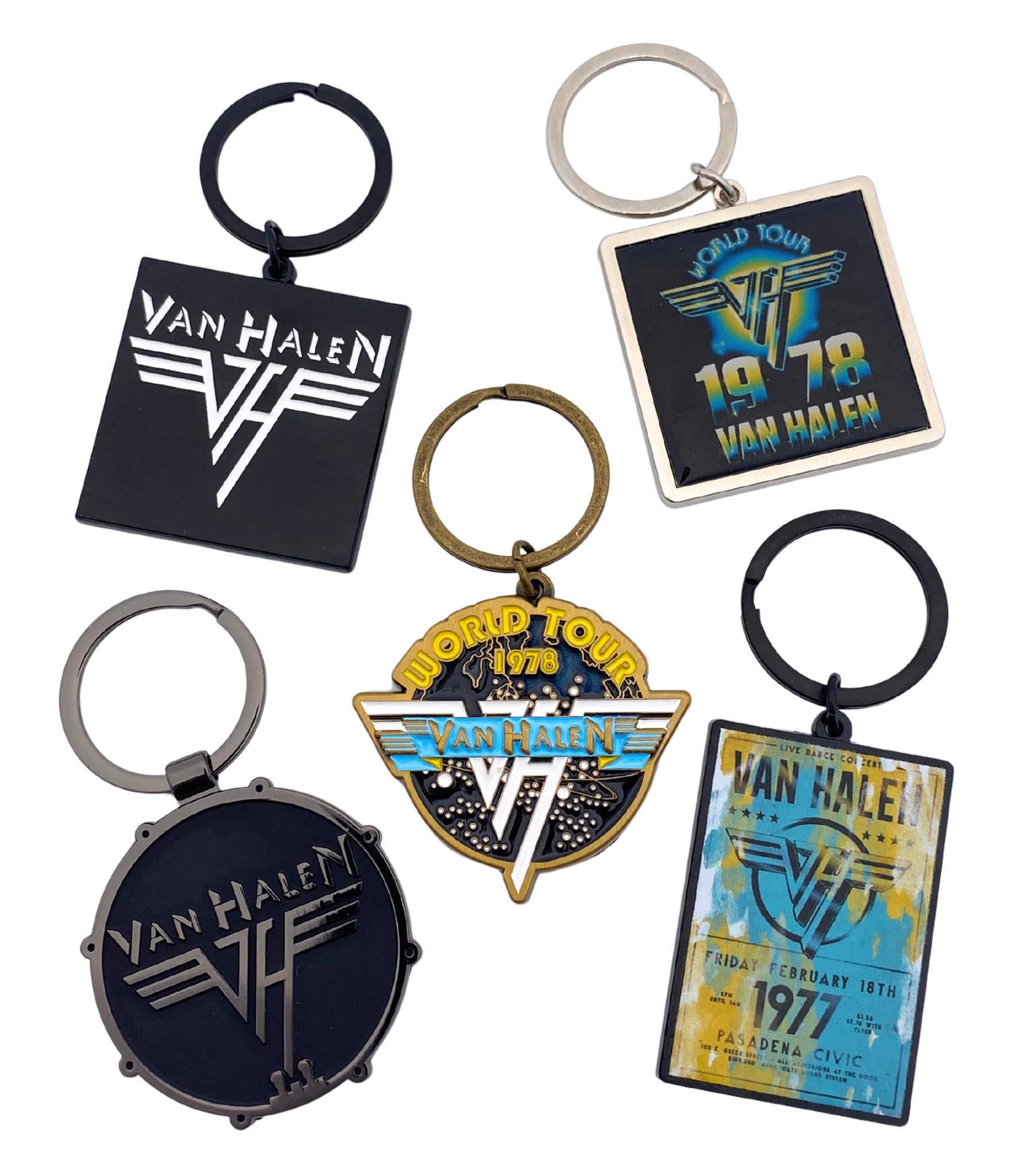 Van Halen Logo Keychain 5-Pack